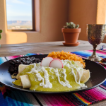 Chicken Enchiladas with Poblano Cream Sauce | Scofield Fruits